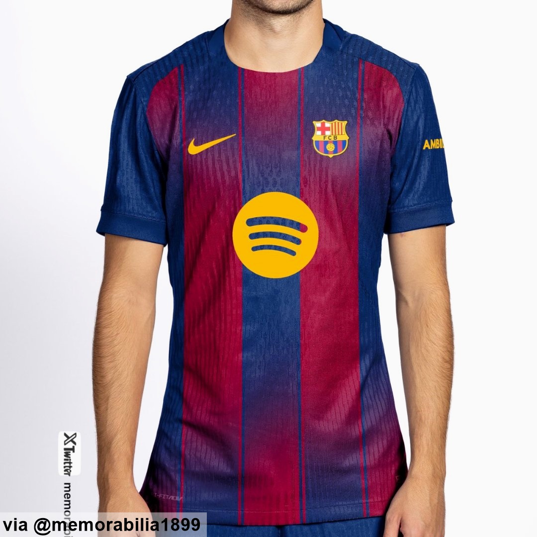FC Barcelona 25-26 Home, Away & Third Kits Leaked - Footy Headlines FC Barcelona 25-26 Home, Away & Third Kits Leaked - Footy Headlines